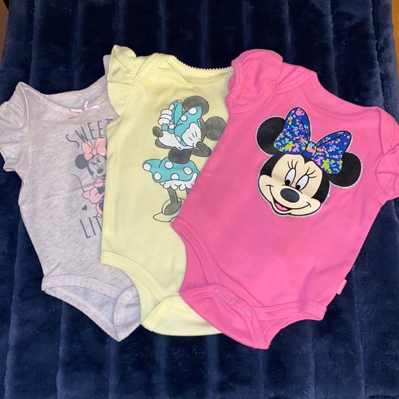 Disney | One Pieces | Disney Minnie Mouse Bodysuit Bundle | Poshmark